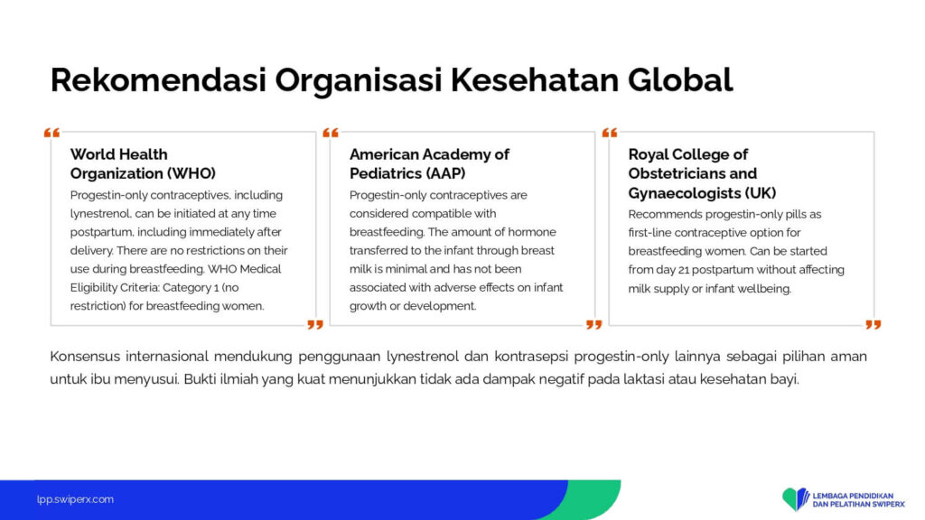 Keamanan Lynestrenol 0.5 mg sebagai Kontrasepsi Pil Oral Progestin ...